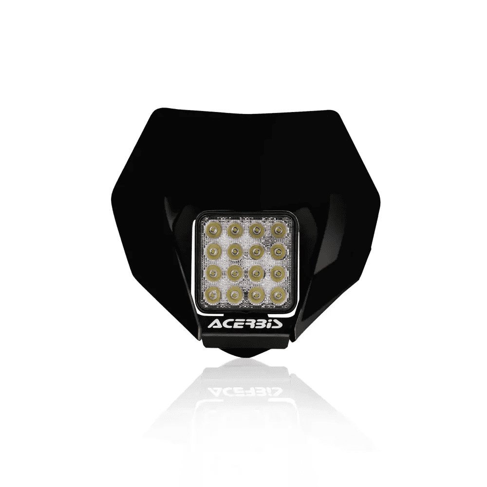 Acerbis Vsl Universal Headlight - Black (2856850001) - Walmart.com