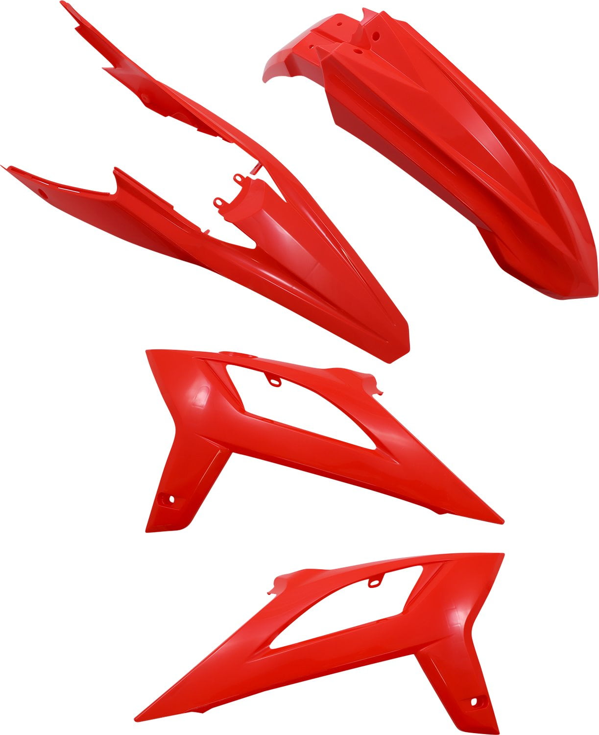 Acerbis Complete Orange Plastic Body Kit (2936277118) - Walmart.com