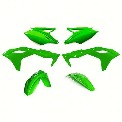 Acerbis Fluorescent Green Complete Plastic Body Kit (2630620235 ...