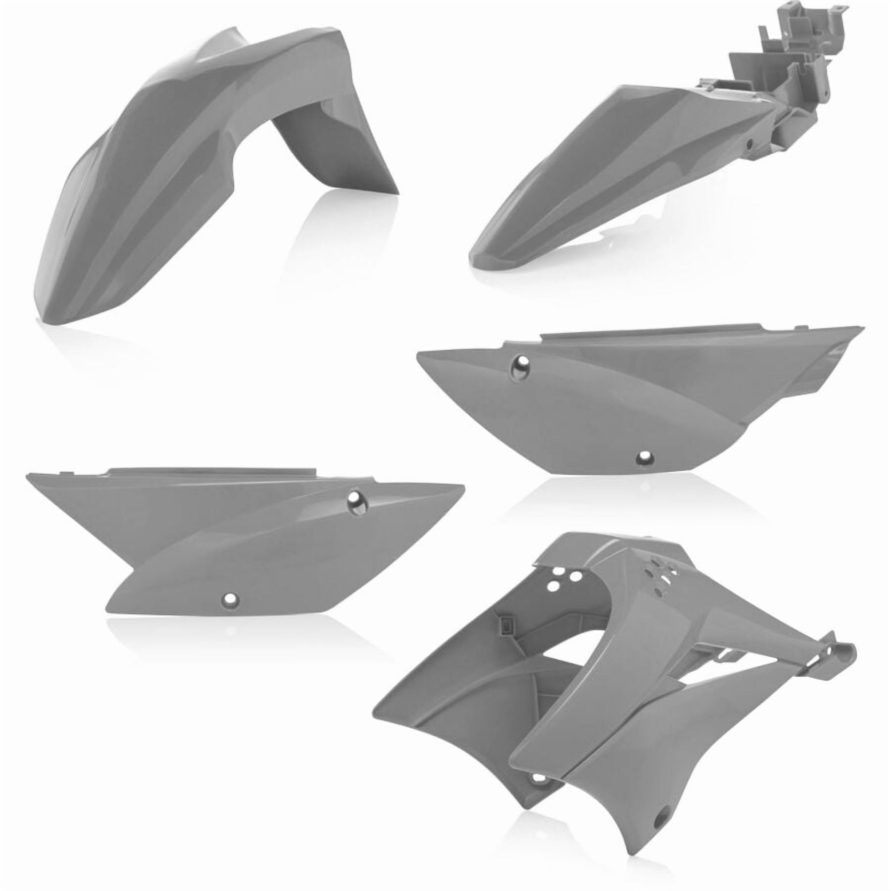 Acerbis Standard Plastic Body Kit in Gray for Kawasaki KLX110 Series ...