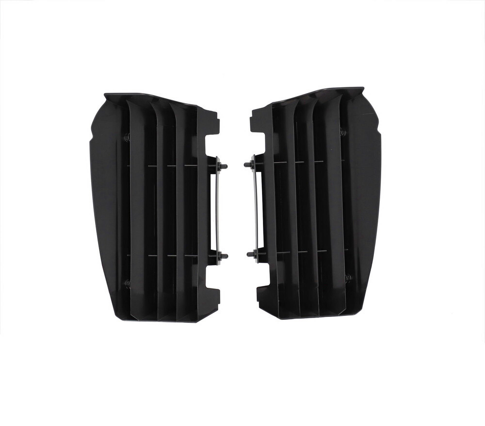 Acerbis Black Plastic Radiator Louvers (2976210001) - Walmart.com