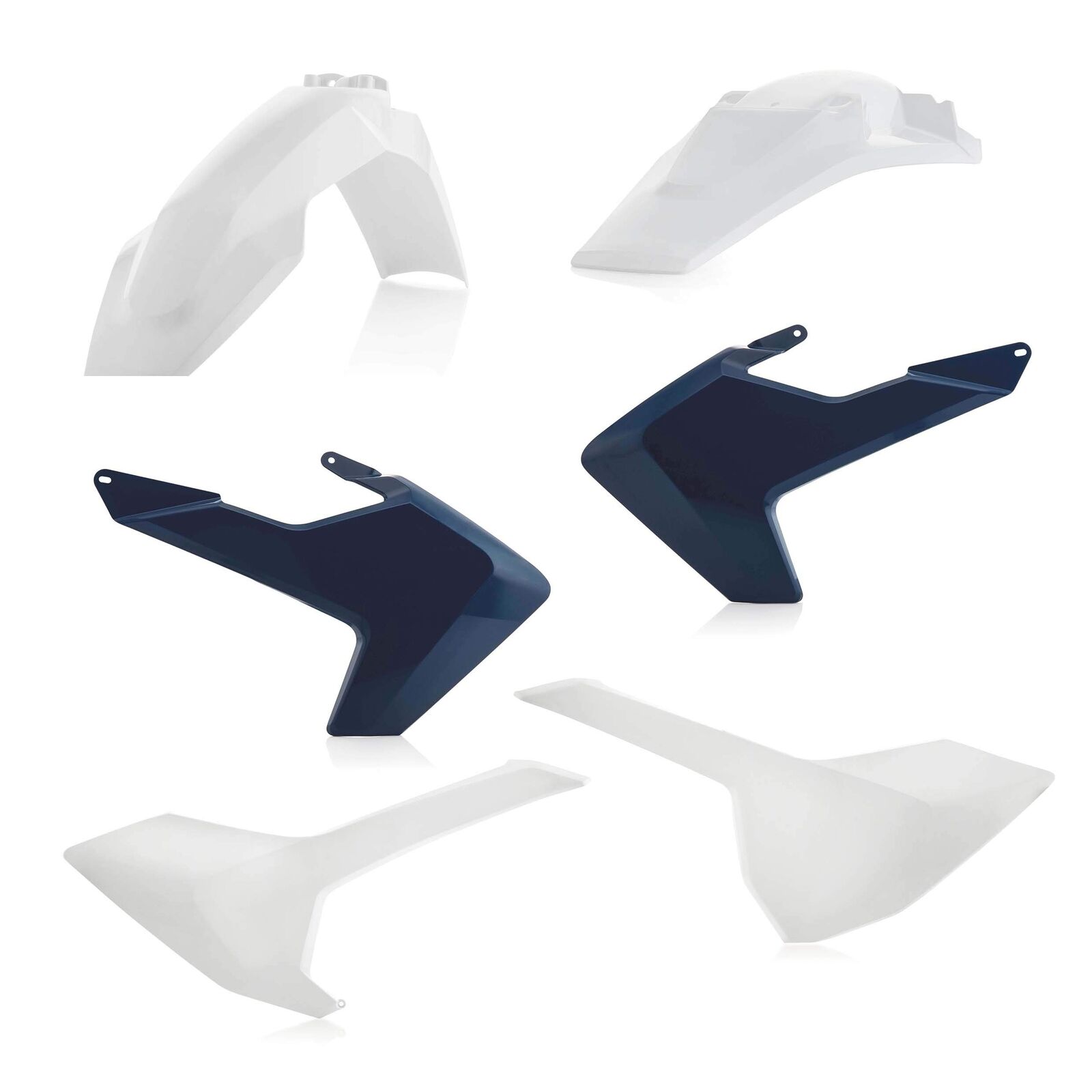 Acerbis White Complete Plastic Body Kit (2634026345) - Walmart.com
