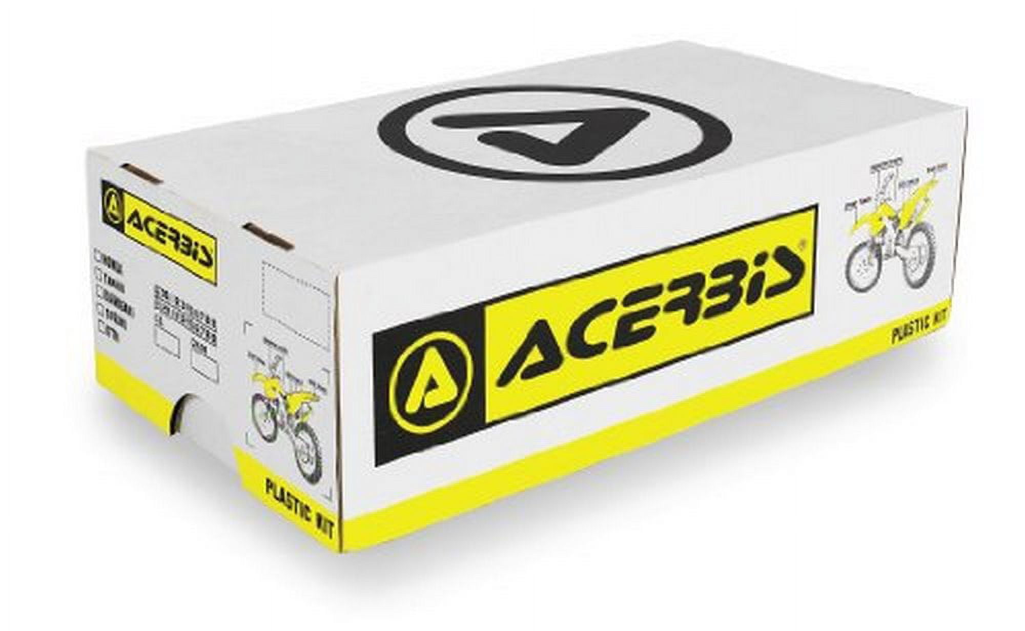 Acerbis White/Yellow Complete Plastic Body Kit (2113820357) - Walmart ...