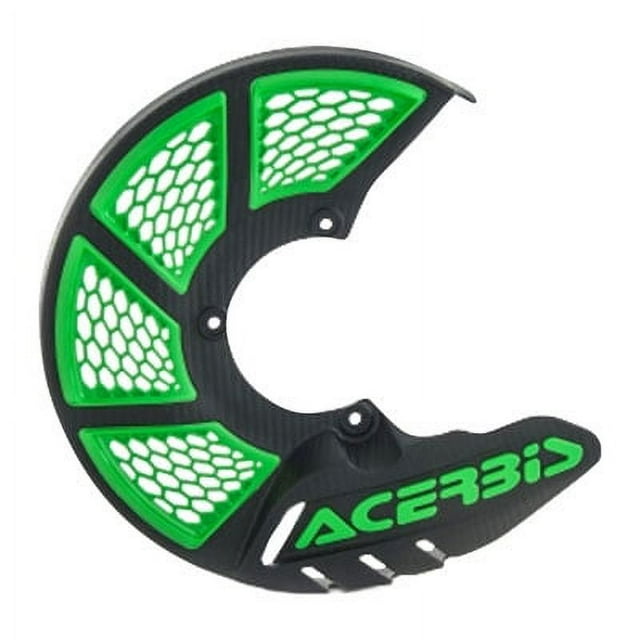 Acerbis X-Brake 2.0 Black/Green Vented Front Brake Disc Cover ...