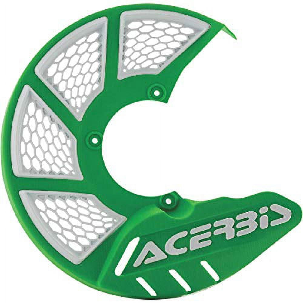 Acerbis X-Brake 2.0 Green/White Vented Front Brake Disc Cover ...