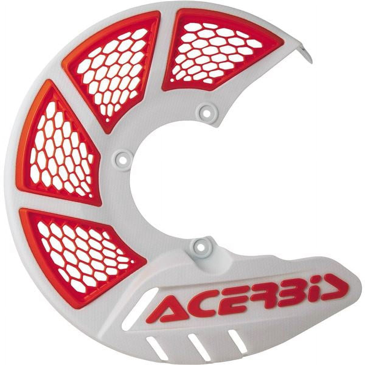 Acerbis X-Brake 2.0 White/Orange Vented Front Brake Disc Cover ...
