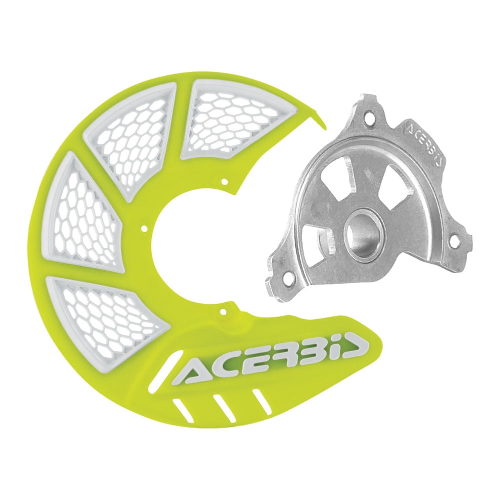Acerbis X-Brake Vented Front Disc Cover with Mounting Kit Flo Yellow ...