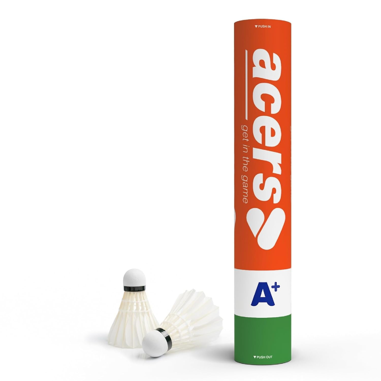 Acers A+ Grade White Feather Badminton Shuttlecock Pack Of 12 , Proudly ...