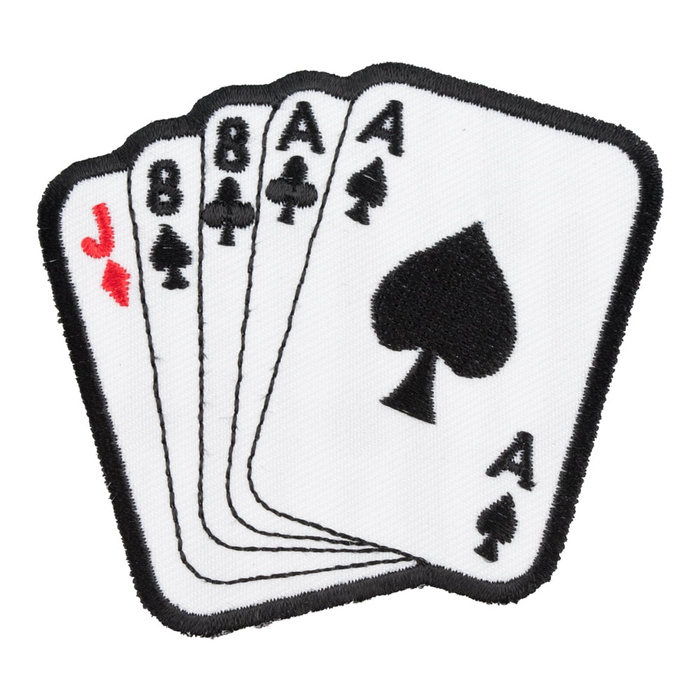 Aces & Eights Playing Cards Patch, Biker Patches. - Walmart.com