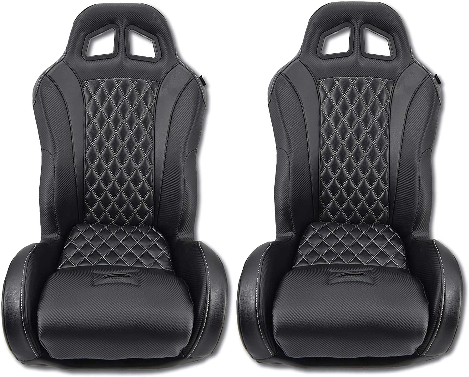 Aces Racing Polaris RZR Suspension Bucket Seats (Pair), Black - Walmart.com