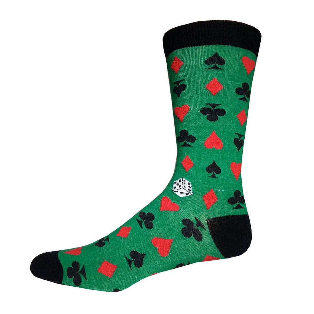 Aces and Deuces One Size Fits Most Crew Socks - Walmart.com