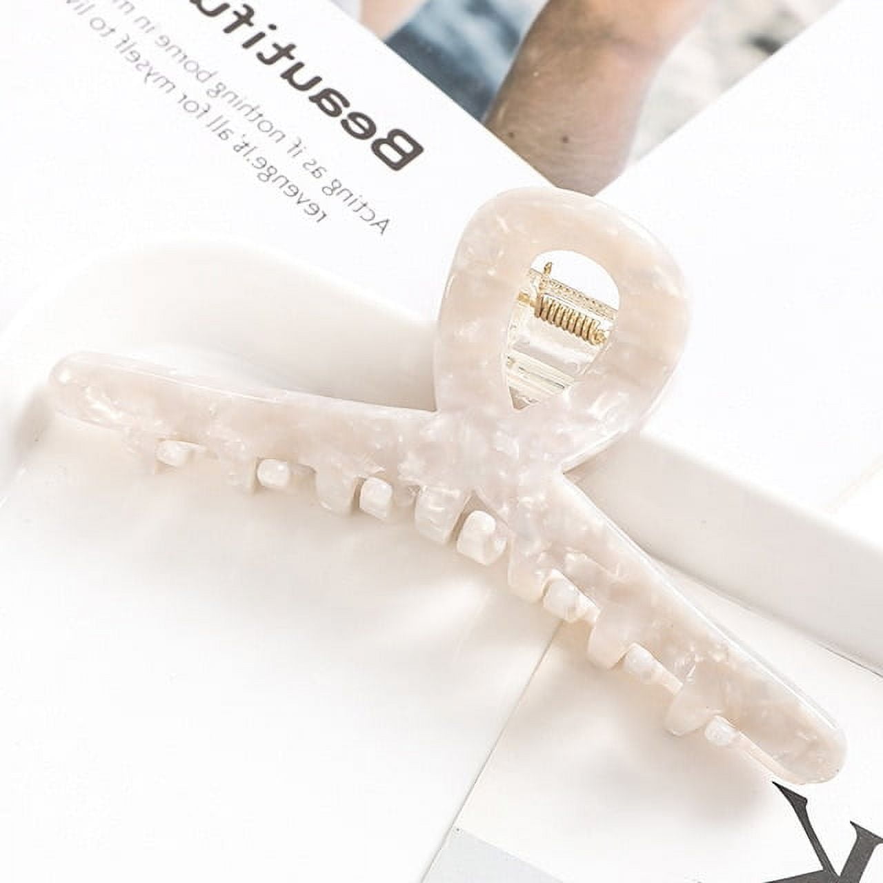 Acetate Hair Claws Crab Clamps Charm Claw Clips Women Girls Leopard ...