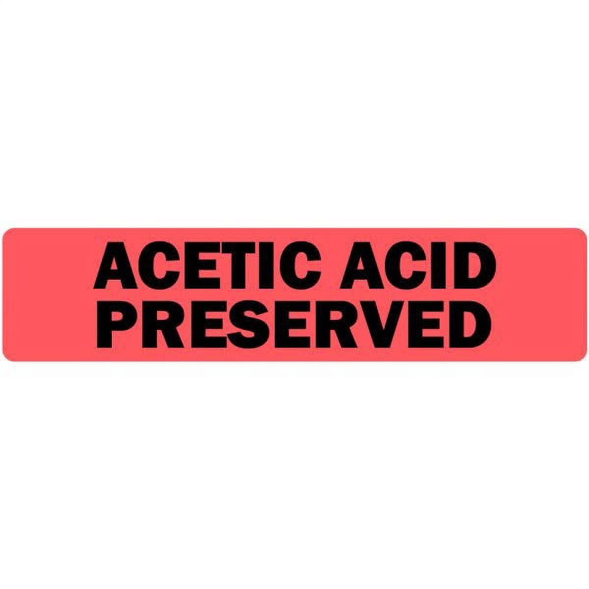 Acetic Acid Preserved Medical Labels - Walmart.com