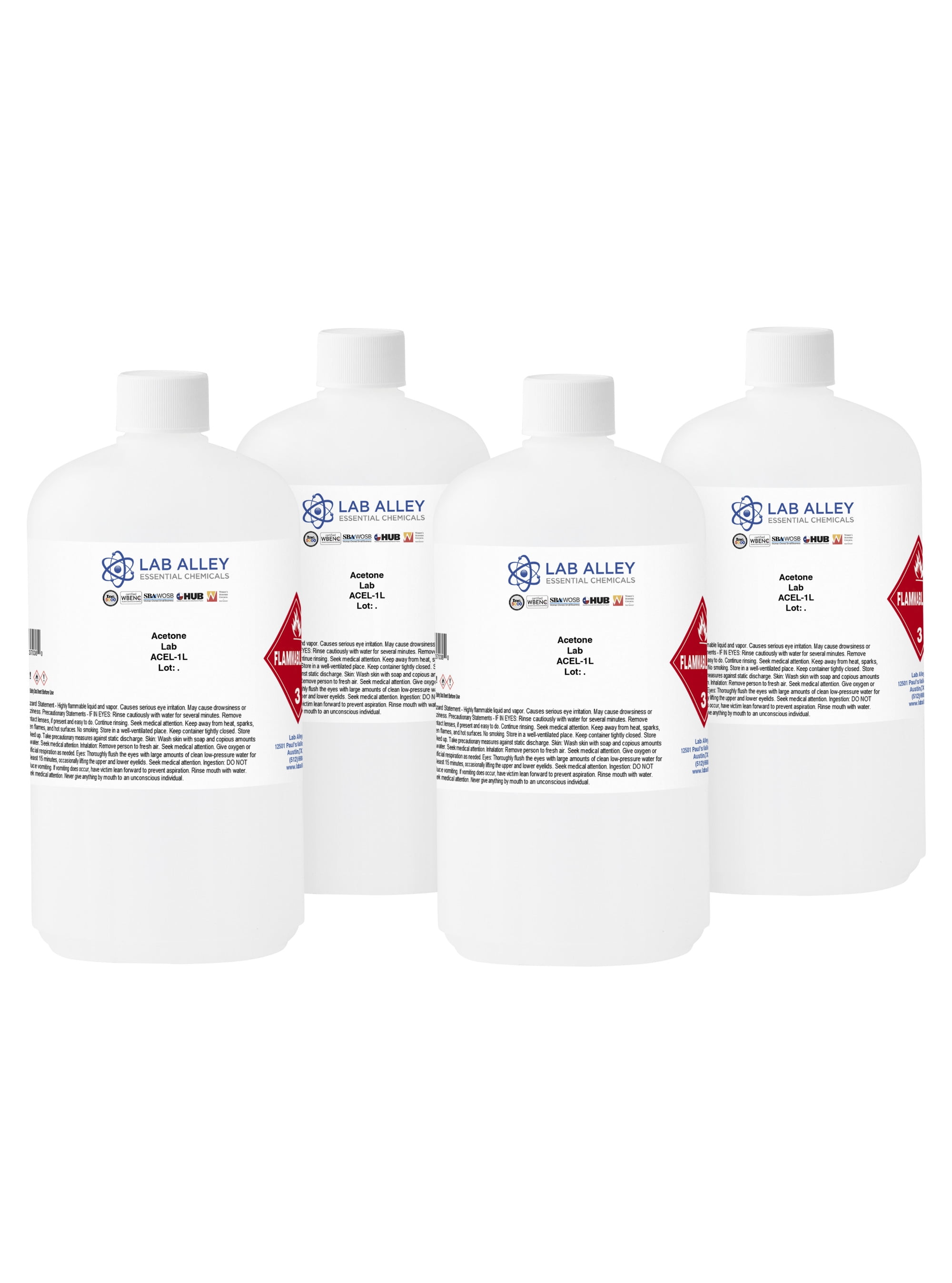 Acetone 100% Lab Grade 1LCS - Walmart.com