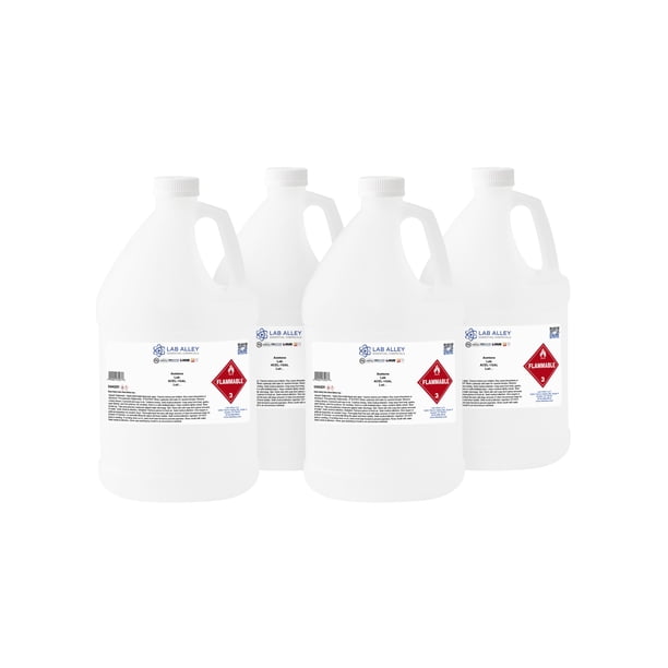 Acetone 100% Lab Grade 4LCS - Walmart Business Supplies