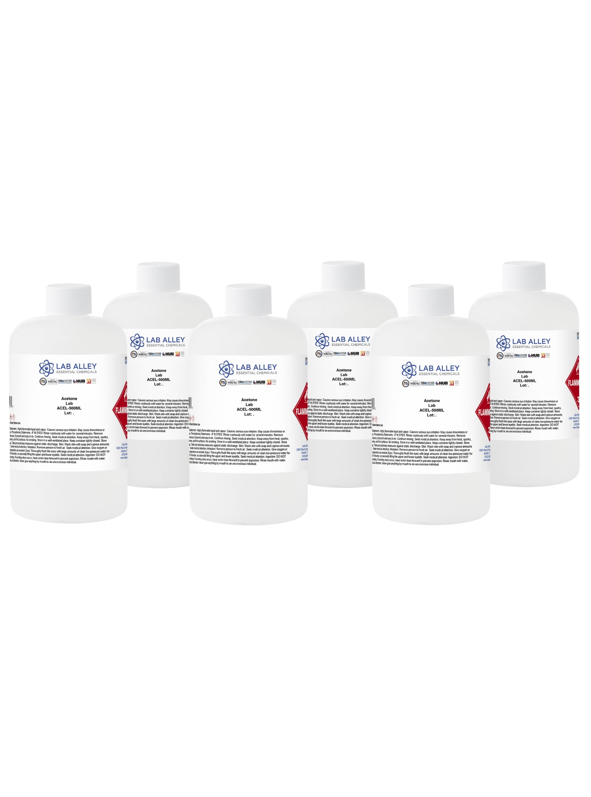 Acetone 100% Lab Grade 500MLCS - Walmart.com