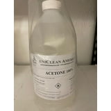 Acetone 100% pure - UniClean America Acetone with No Addtives - Made in ...