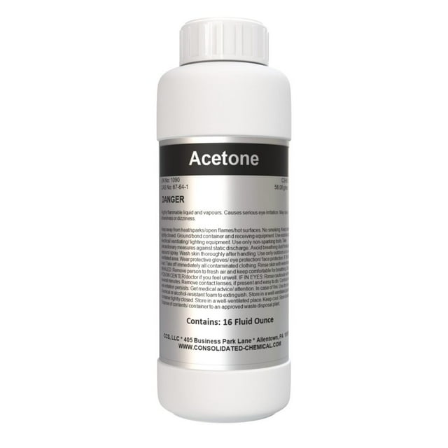 Acetone 99.9% | Premium High-Purity Solvent - 100mL (3.3 Fl Oz ...