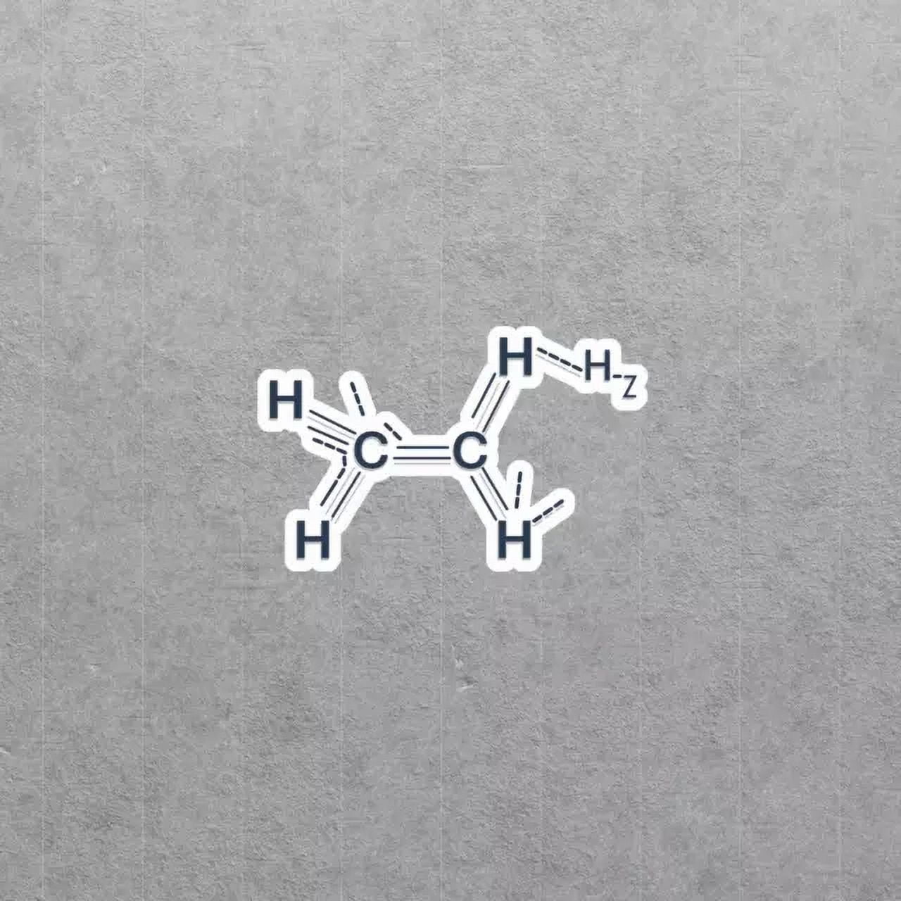 Acetone Molecule Sticker - Science Chemistry Vinyl Decalphone Decal ...