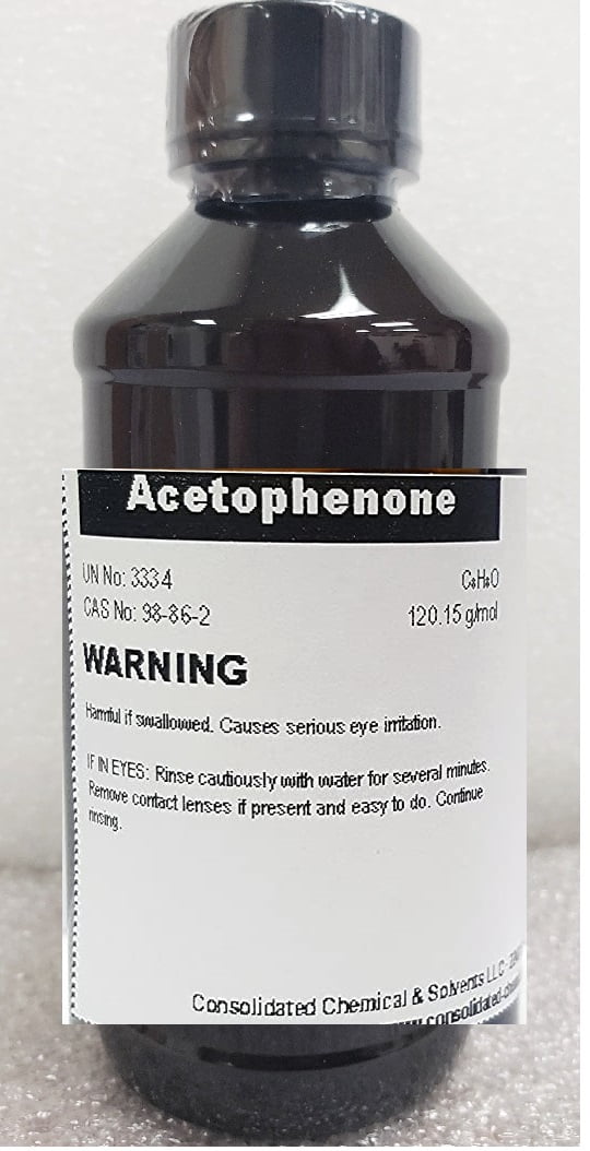 Acetophenone (Methyl Phenyl Ketone) High Purity Aroma Compound 120ml ...