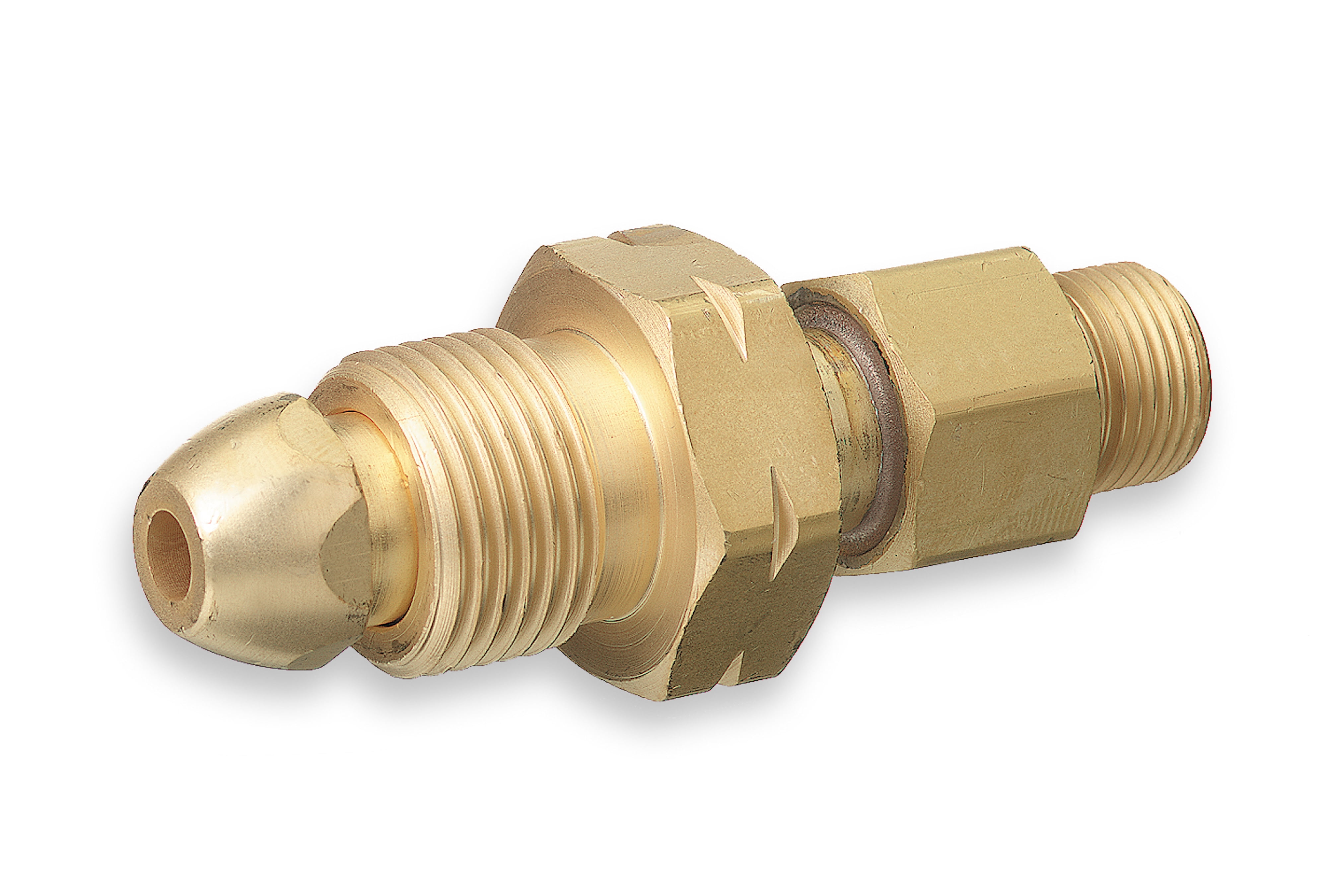 Acetylene Adaptor - CGA-510 (P.O.L. Cylinder) to CGA-200 (Size MC ...