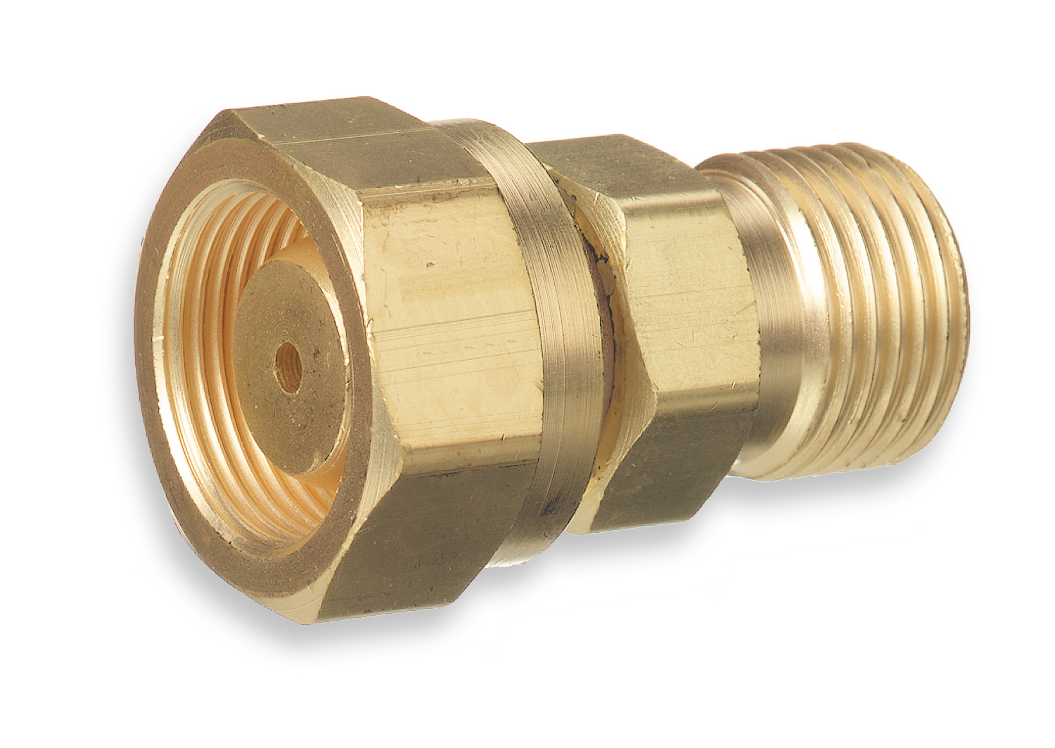 Acetylene Adaptor - CGA-520 (Size B Cylinder) to CGA-300 (Commercial ...