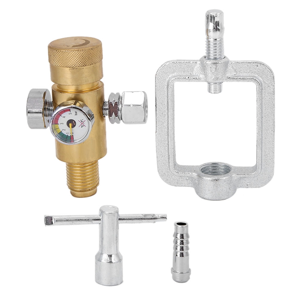 Acetylene Gas Regulator With 0.01-0.15MPa Pressure Reducer, Air Flow Regulator Gauge Meter, and ...