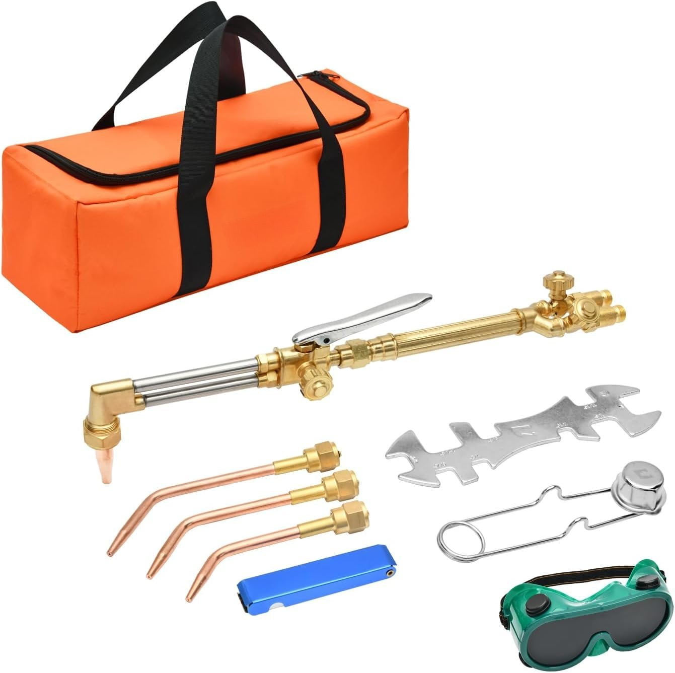 Acetylene Kit, 12 count Welding Kit With Check Valves And Tool Bag ...