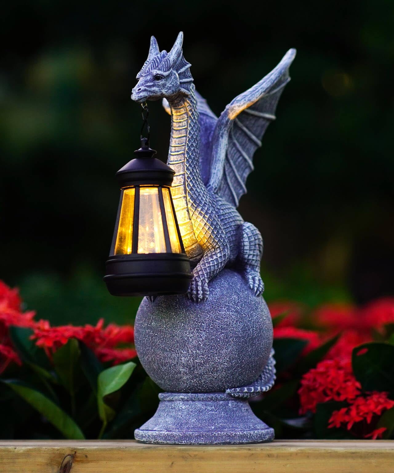 Acgarten Solar Dragon Garden Statue for Outdoor Decor: Outside ...