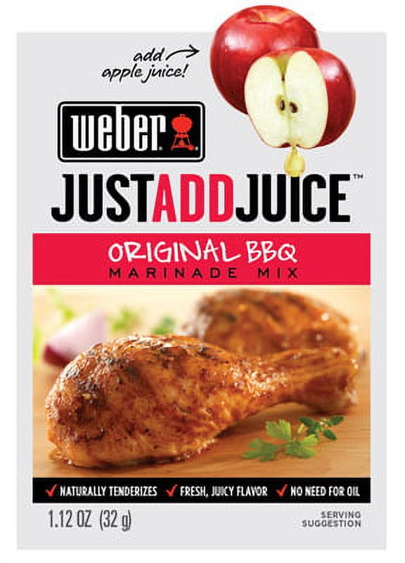 Ach Food Companies Weber 1.12 OZ Just Add Juice Original BBQ Marinade ...