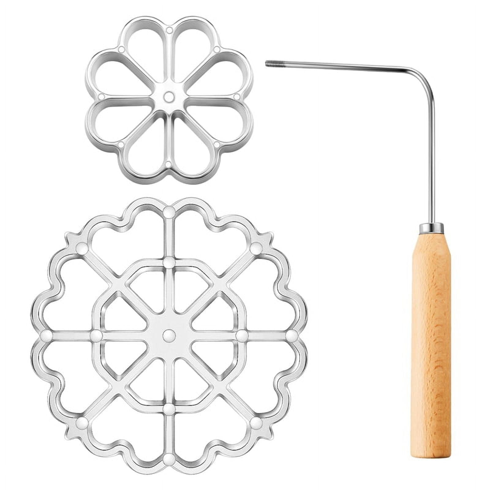 Achappam Mould Bunuelos Mould with Handle Rose Flower Cookies Bunuelos ...