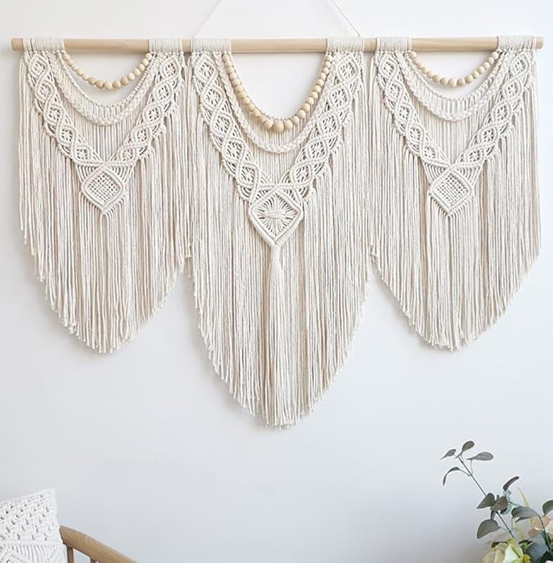 Achart Macrame Wall Hanging Large- Boho Wall Decor- large wall art ...