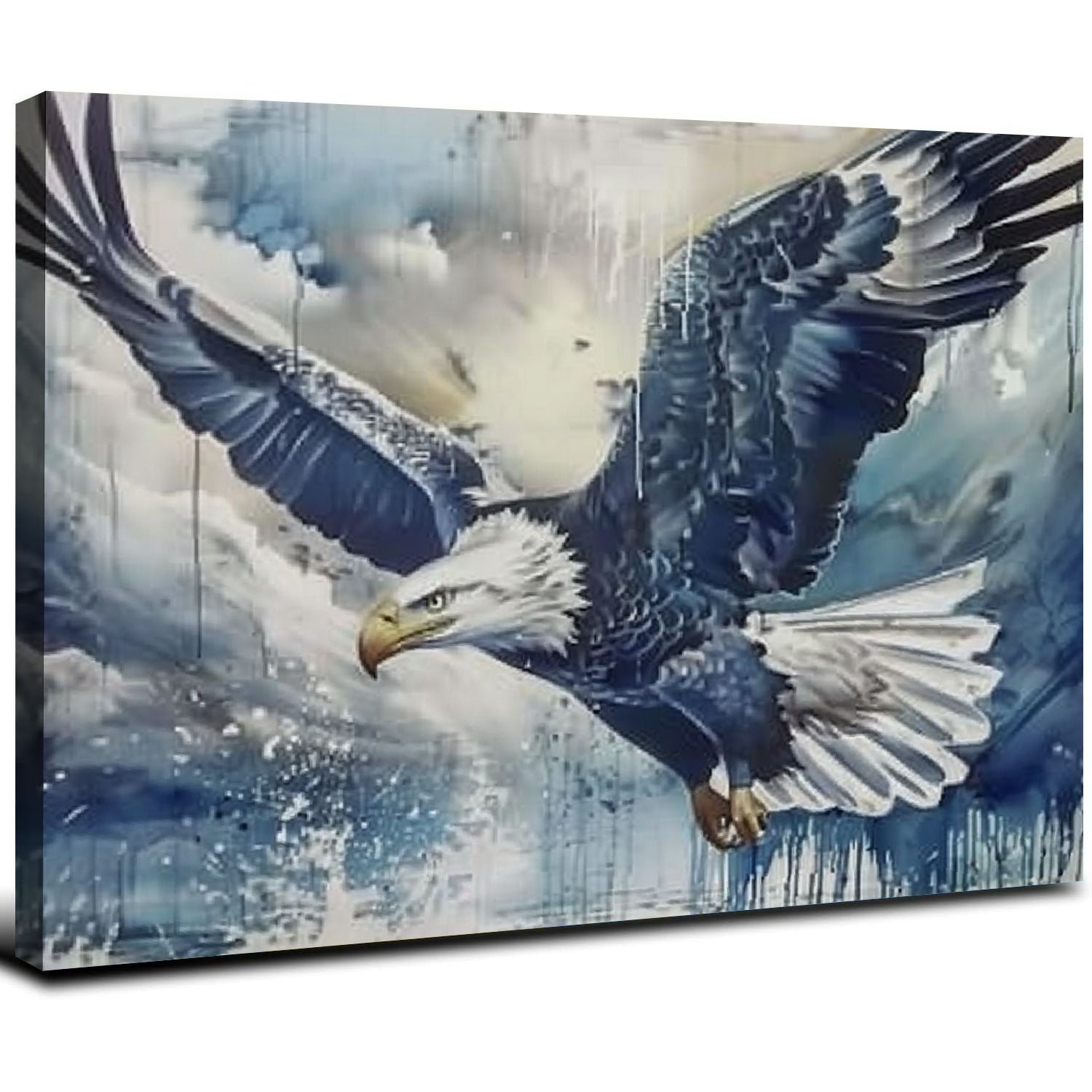 Acheng American Bald Eagle Wall Art Flying Eagle Pictures Wall Decor ...