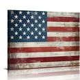 Acheng American Flag Canvas Wall Art: USA Flag Picture Star & Stripe ...