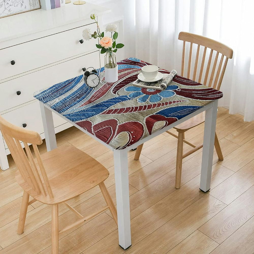 Acheng Art Deco Painting Square Table Cover 100% Polyester Fiber 52*52 ...