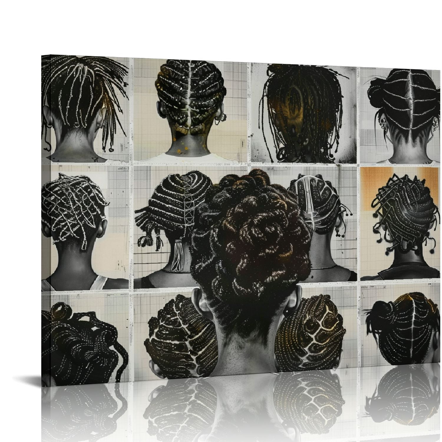 Acheng Black Hair Art Black Dreadlocks Poster, Dreadlocks Type Poster ...