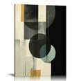 Acheng Black and White Abstract Wall Art Minimalist Beige Paintings ...