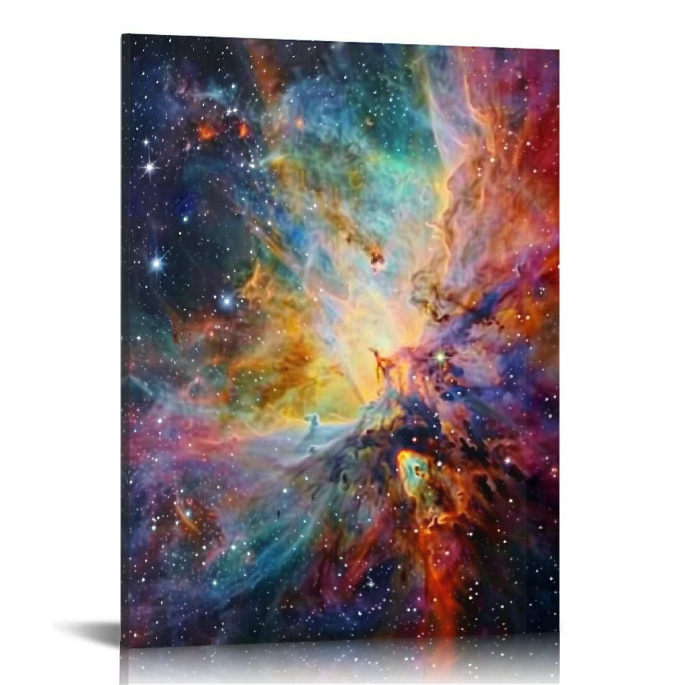 Acheng Canvas Prints Wall Art Cosmic Cloud Orion Nebula and Crab Nebula ...
