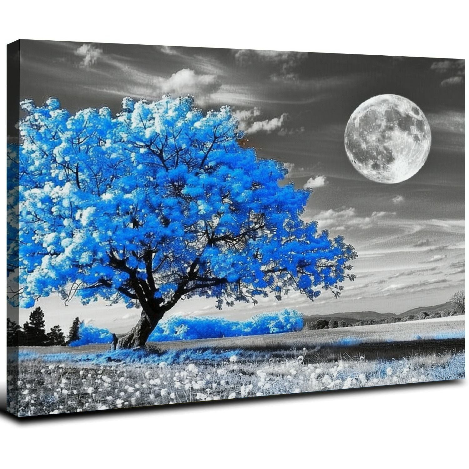 Acheng Canvas Wall Art For Living Room Wall Decor For Bedroom Black And ...
