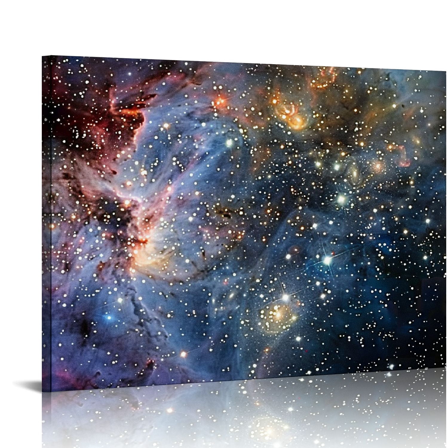 Acheng Canvas Wall Art Galaxy Nebula Starry Cosmic Painting Pictures ...