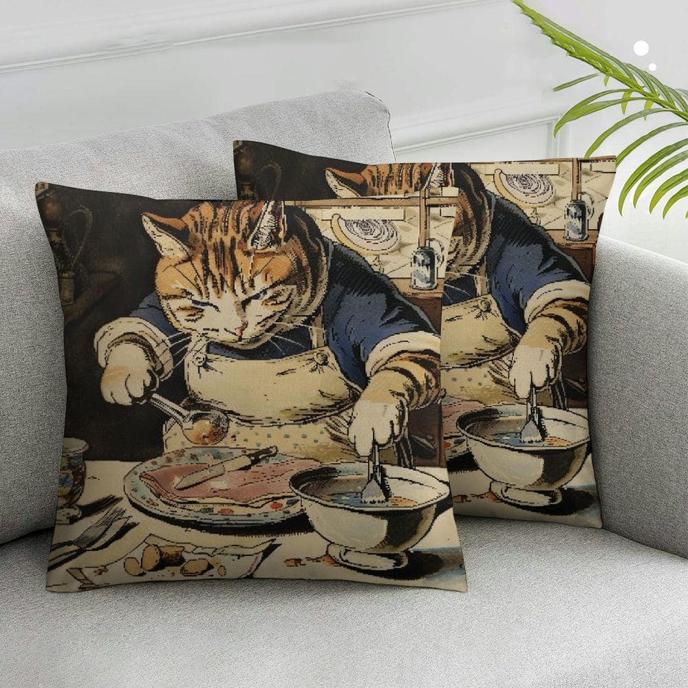 Acheng Cat Gifts for Women，Cat Mom Gifts，Cat Pillow Covers Cat Pillow ...