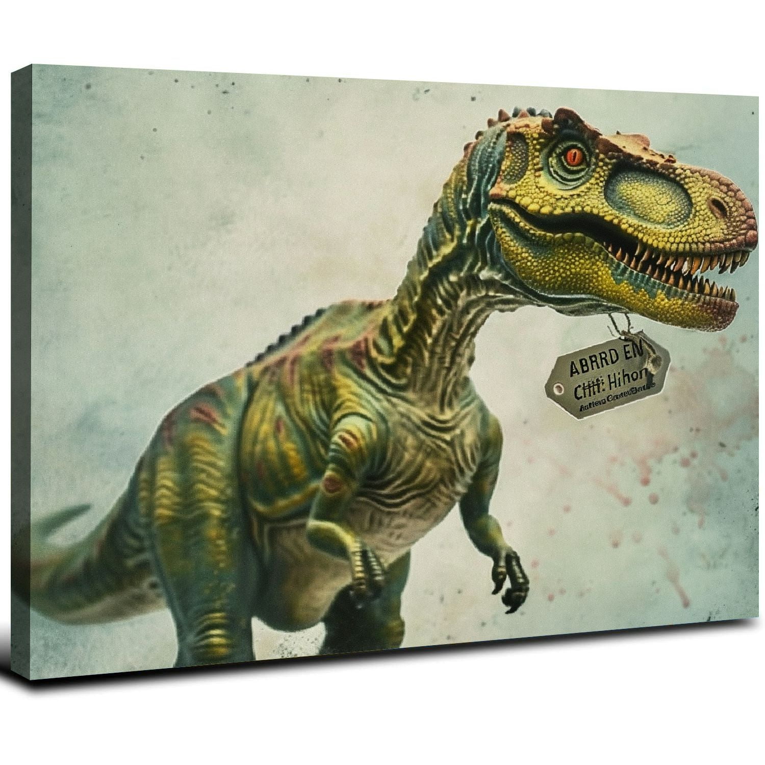 Acheng Dinosaur Wall Decor Art Prints | Set includes Tyrannosaurus Rex ...