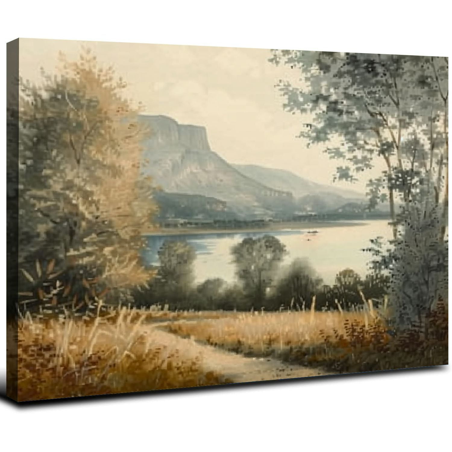 Acheng DorDor & GorGor, Canvas Wall Art, Retro country impressionist ...
