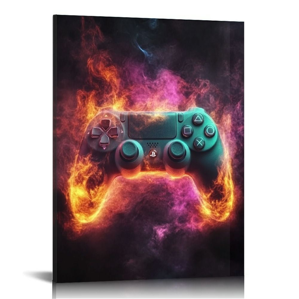 Acheng Gaming Room Decor Wall Art, Video Gaming Theme Decor Gaming Room ...