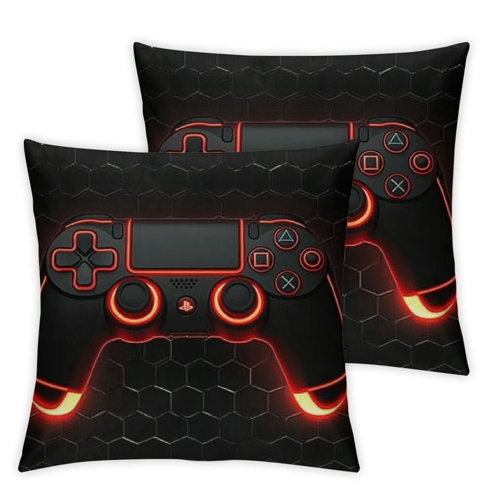Acheng Gaming Throw Pillow Cover For Boys Teen Gamer Pillow Cover Game ...