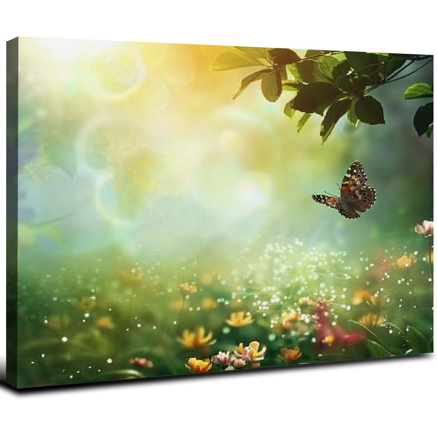 Acheng Green Forest Wall Art Prints Funny Fantasy Art Canvas Paintings ...
