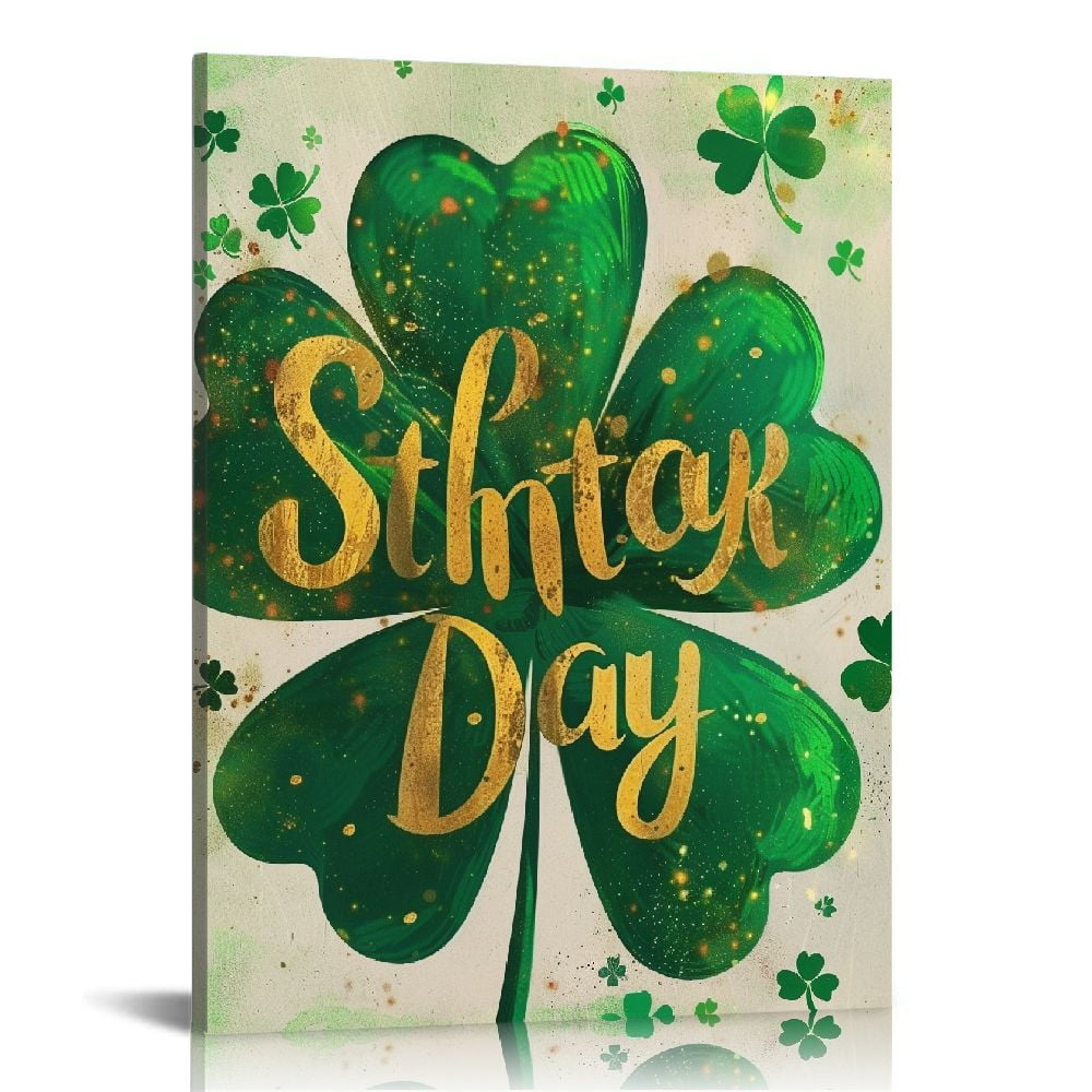 Acheng Happy St. Patrick's Day Canvas Prints Wall Decor St. Patrick's ...