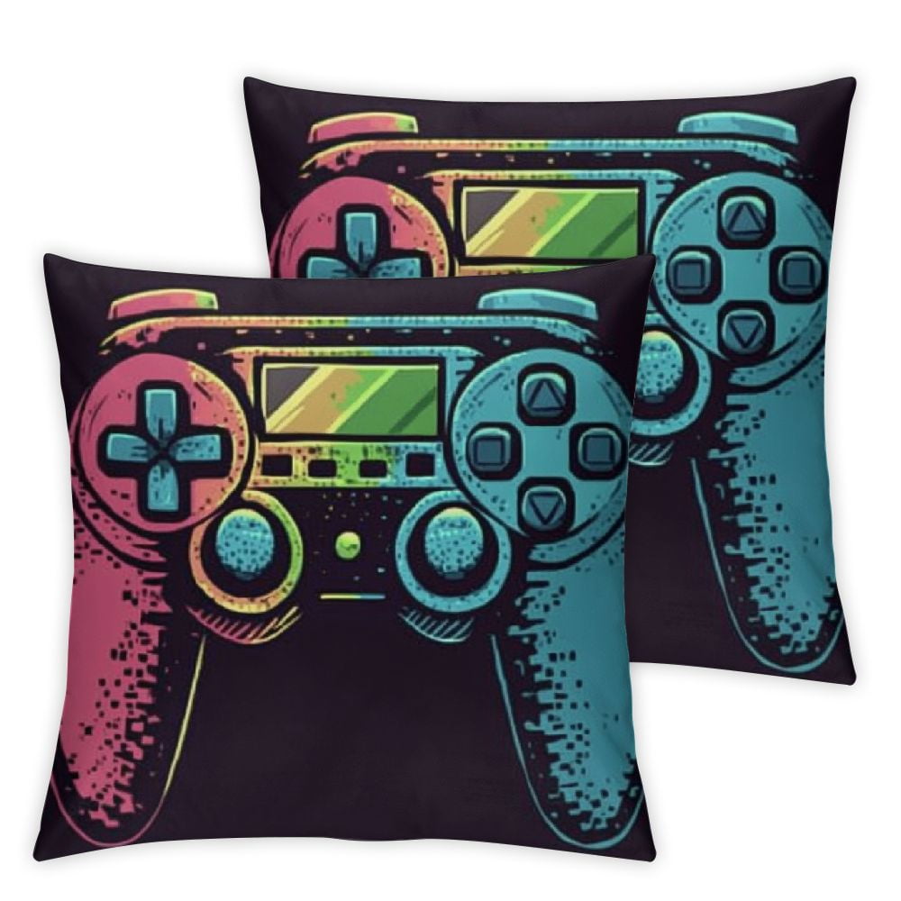 Acheng Joysticks Gamepad Throw Pillow Covers ,Gamer Controller Cushion ...