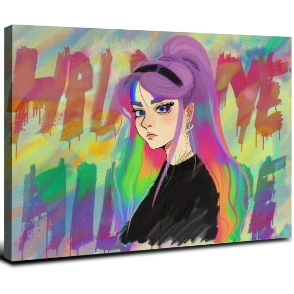 Acheng LGBT Poster Rainbow Cartoon Equality Campaign Happy Pride Month ...