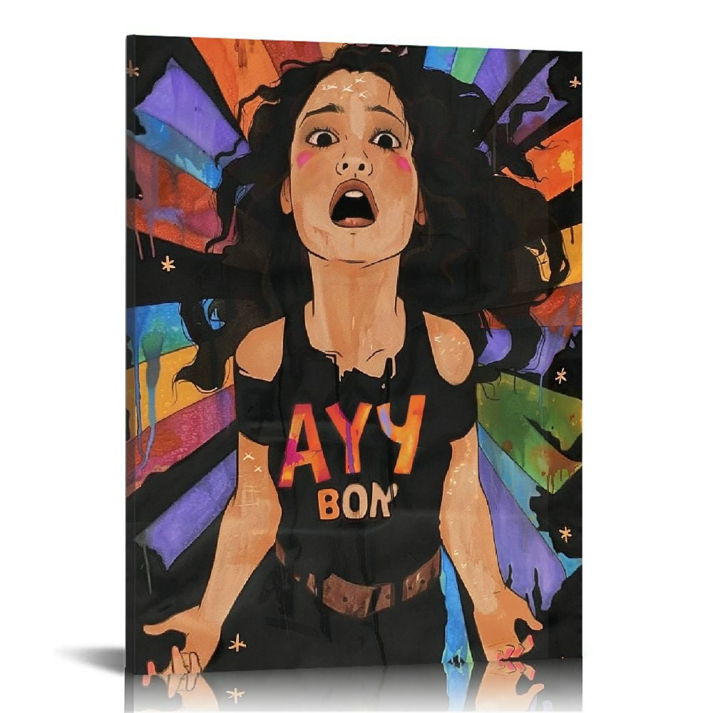 Acheng LGBT Poster Rainbow Cartoon I Am Not Afraid to Be Me Happy Pride ...